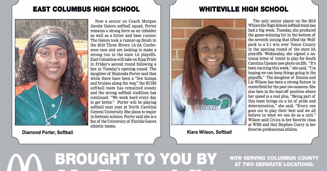 McDonald’s Athletic Spotlight featuring Diamond Porter & Kiara Wilson ...