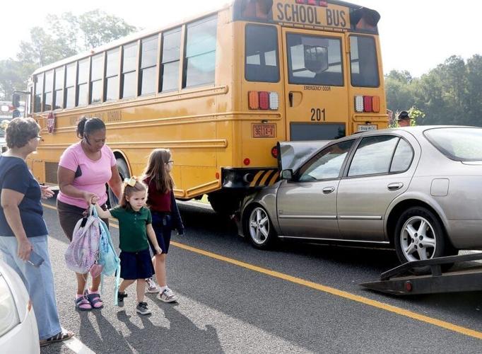 School bus rear ended; 10 students receive minor injuries | Education ...