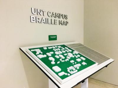 Student government, university union unveil campus braille map | News ...