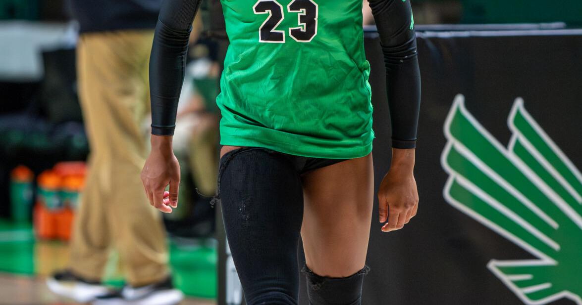 Senior outside hitter Aryn Johnson is ‘always a crowd favorite ...