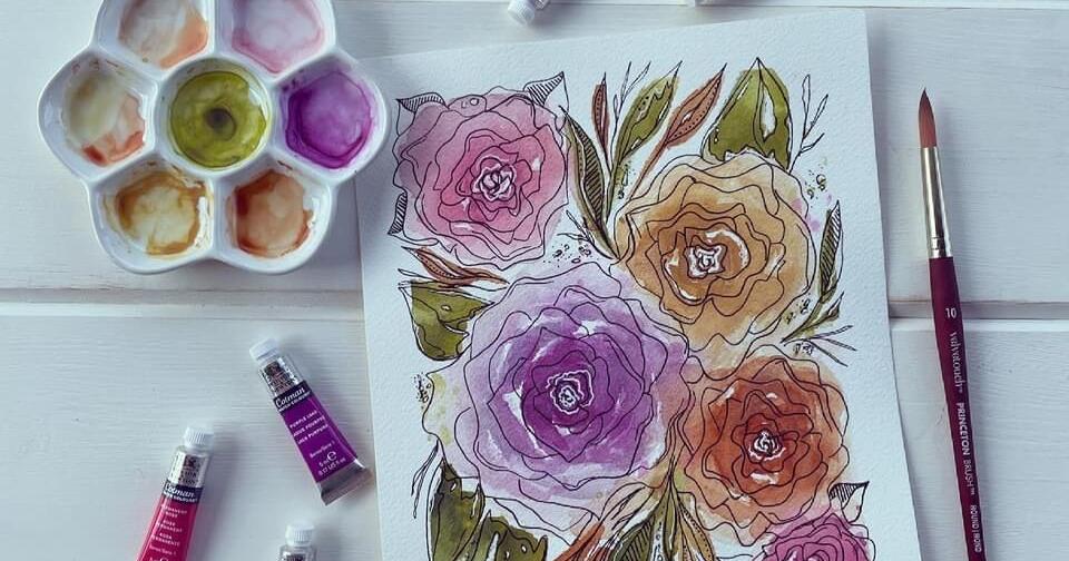 Denton artist uses watercolor paints to express emotions | Arts & Life ...