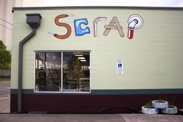 SCRAP Denton hosts recycled work of art students at First Friday event ...