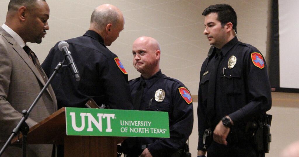 Three Denton police officers recognized at UNT during annual police ...