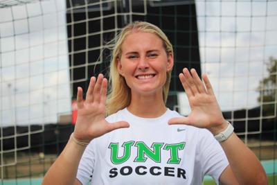 Mean Green soccer goalkeeper Maddie Ogden keeps her eyes on the prize ...