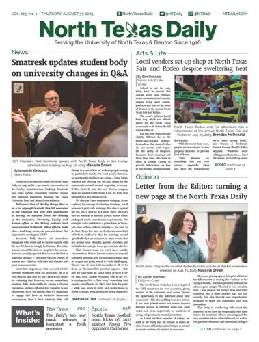 North Texas Daily e-edition August 31, 2023 | Archives | ntdaily.com