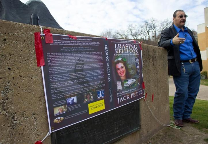 Denton author climbs Eagle statue to talk about his new book on the ...