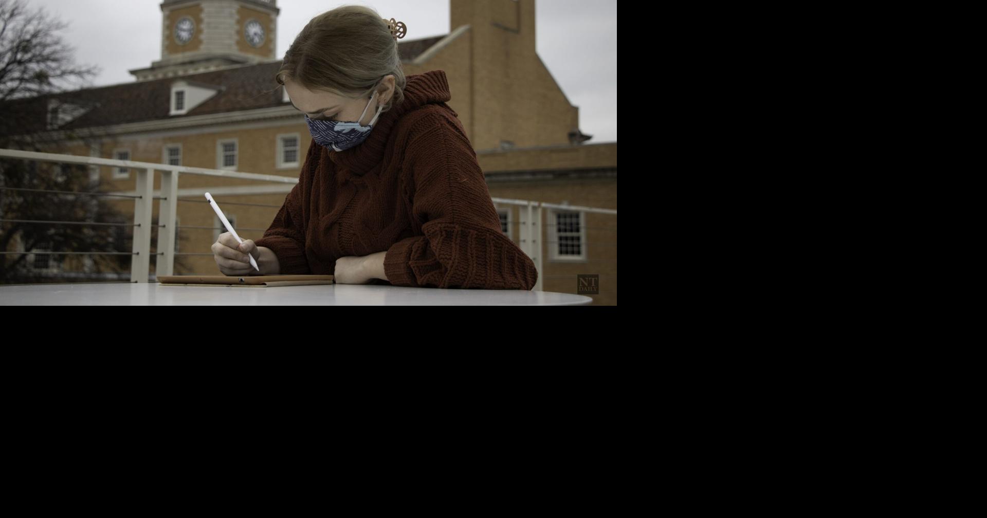 Denton artist digitally creates faceless portraits | Arts & Life ...