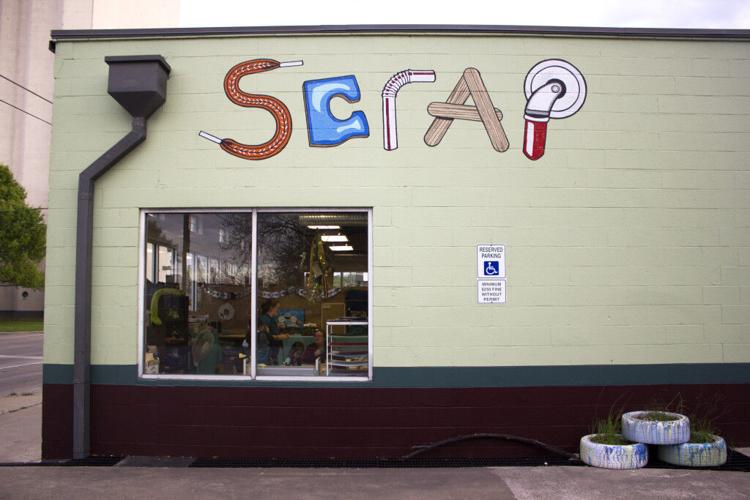 SCRAP Denton hosts recycled work of art students at First Friday event ...