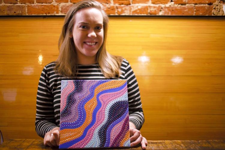 Dot painting artist uses work for greater cause | Arts & Life | ntdaily.com