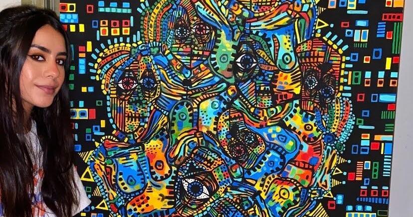 UNT artist uses painting and design to convey internalized thoughts ...