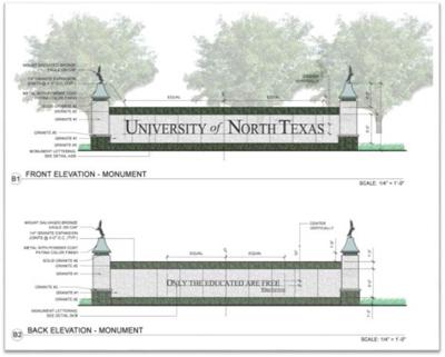 UNT seal, demolished over winter break, to return later in 2016 | News ...
