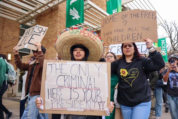 University student groups protest mass deportation policies in North ...