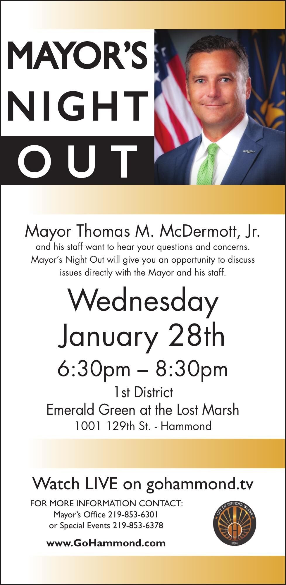 CITY OF HAMMOND MAYORS OFFICE