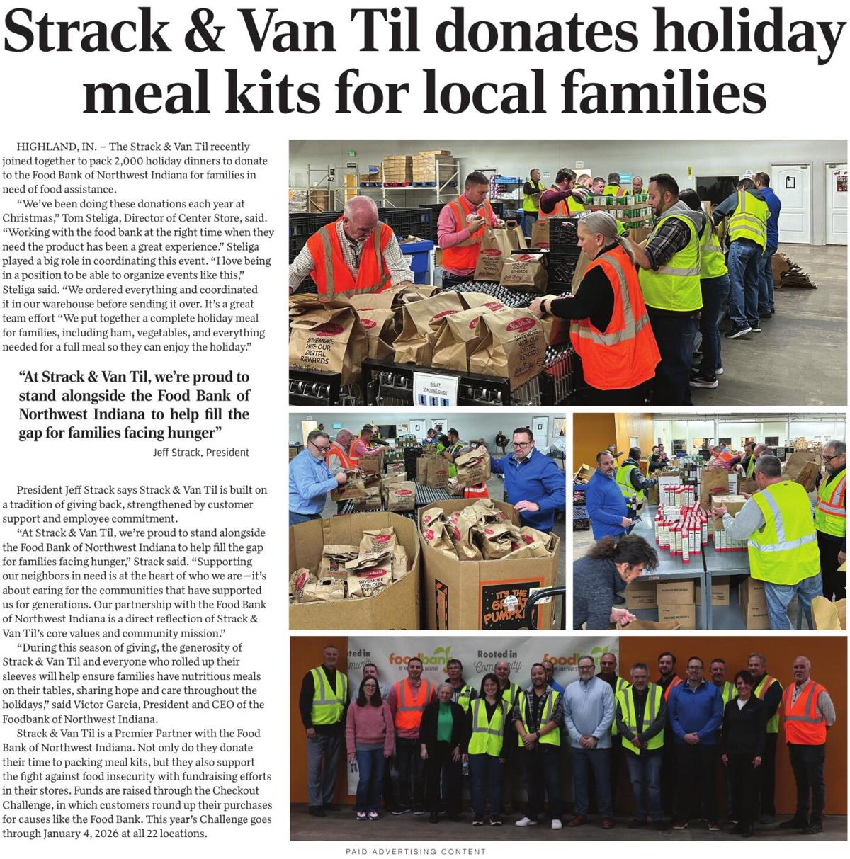 STRACK & VAN TIL / INDIANA GROCERY GROUP LLC