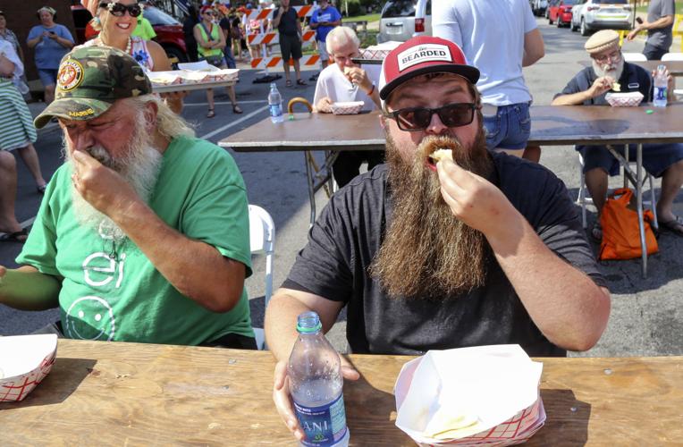 Contestants have their fill at pierogi-eating contest