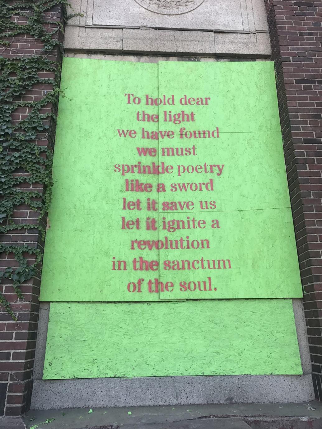 City of verse: Arts group covering Gary cityscape in poetry