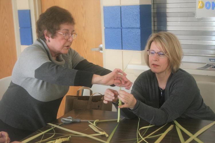 Braiding palms a "labor of love for God"
