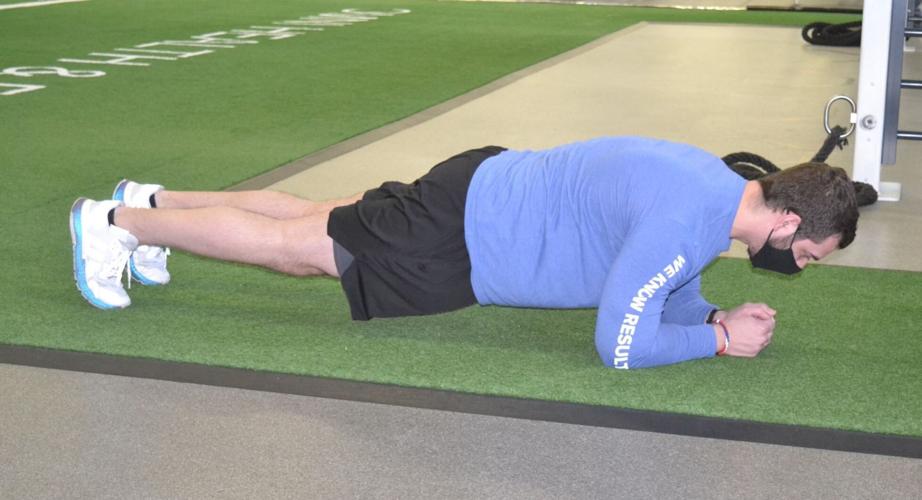 THIS WEEK'S EXERCISE: Plank with hip tap