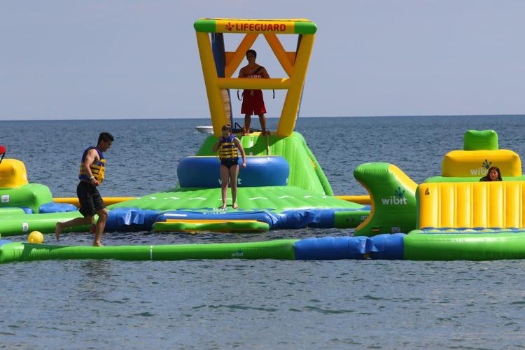 Floating WhoaZone water park to reopen on Lake Michigan