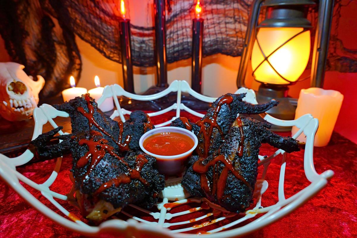 Halloween on the menu: Ghost burgers, spooky salmon and bat wings