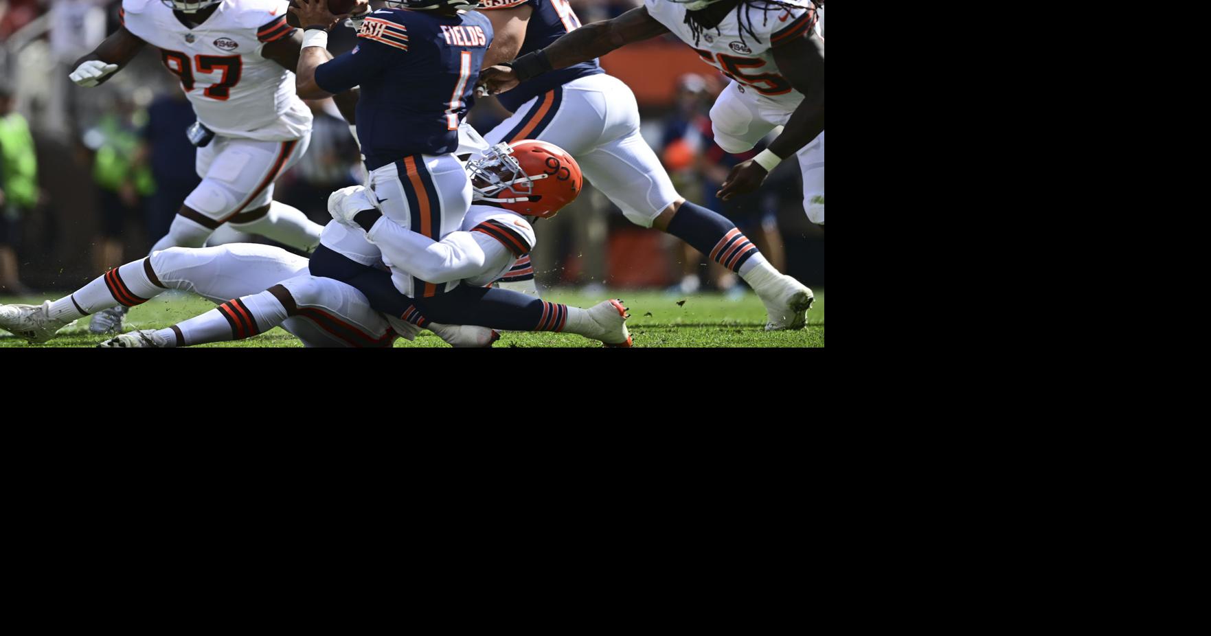 Myles Garrett, Browns rough up rookie QB Justin Fields, slam Bears 26-6