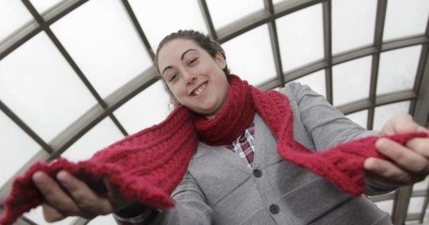 Sending love with the Red Scarf Project