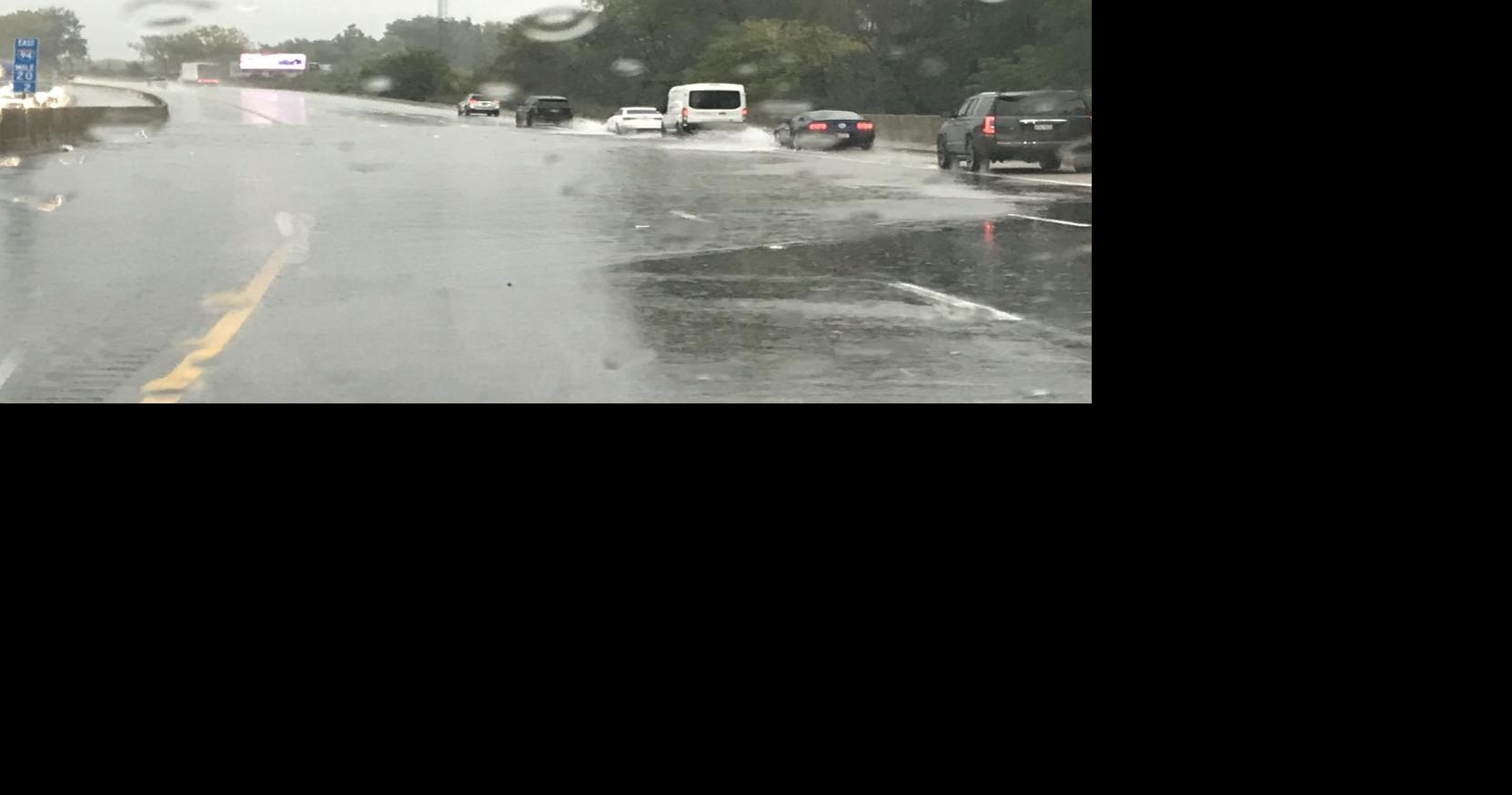 Troopers warn of flooding on I-94