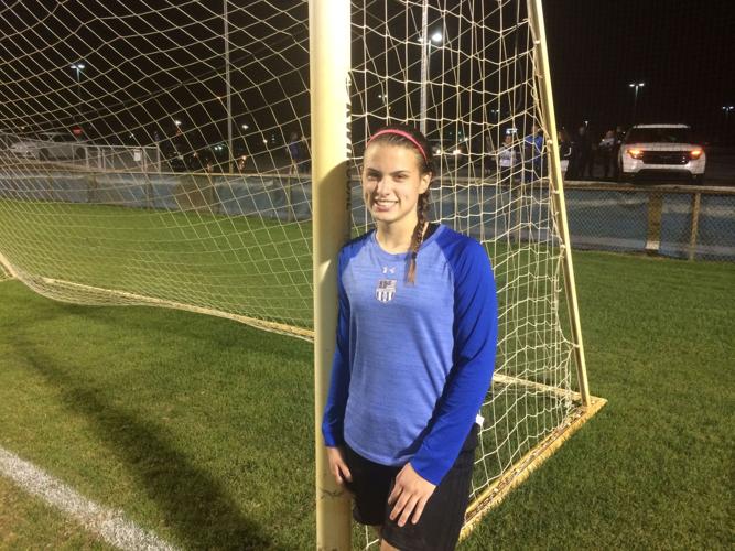 Lake Central's Madeleine Radowski is a wall between pipes in win over ...