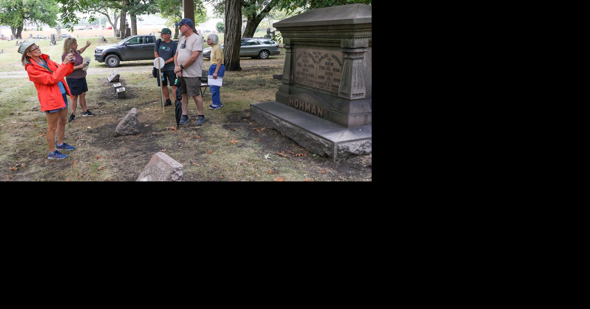 Graveyard tour visits resting places of Hammond's founders