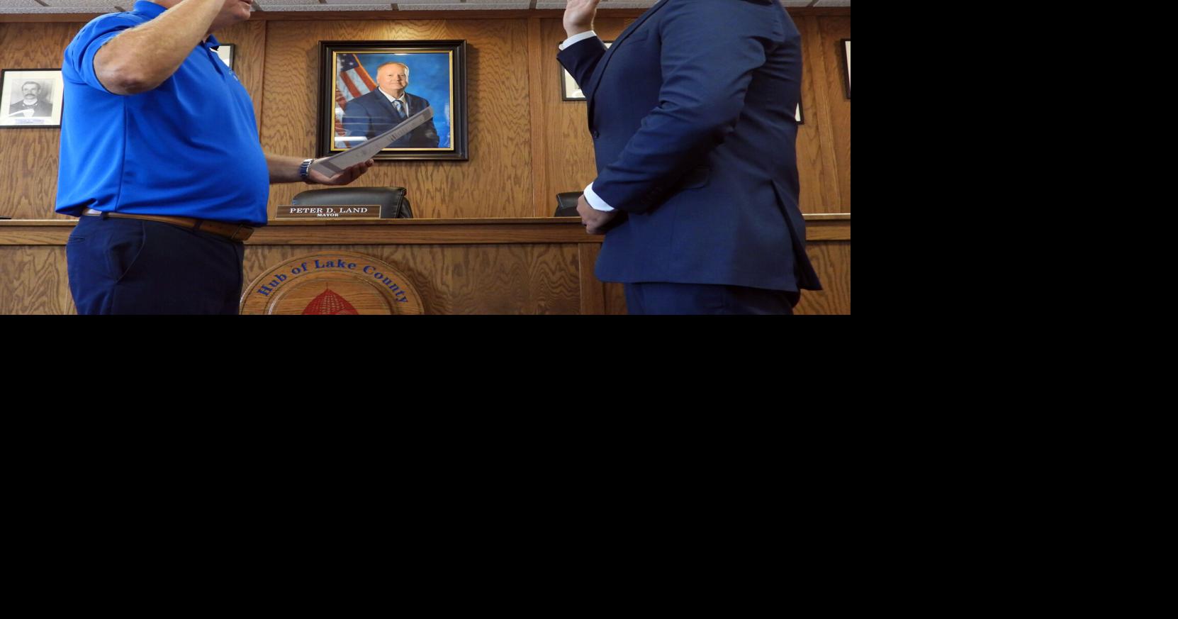 Crown Point swears in new police officer