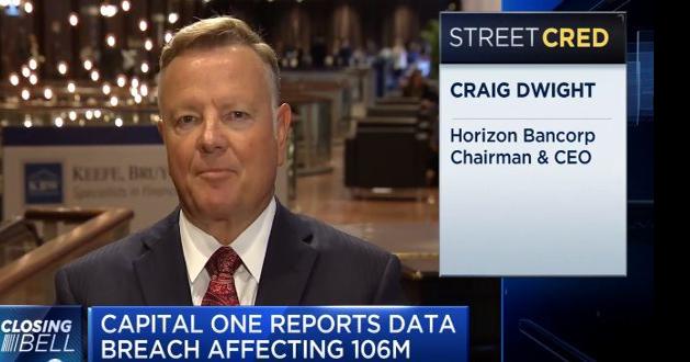 Horizon Bank CEO appears on CNBC