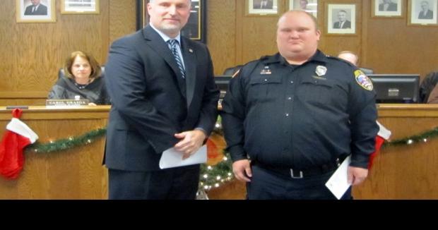 CPPD's Kozlowski recognized by Mayor Uran