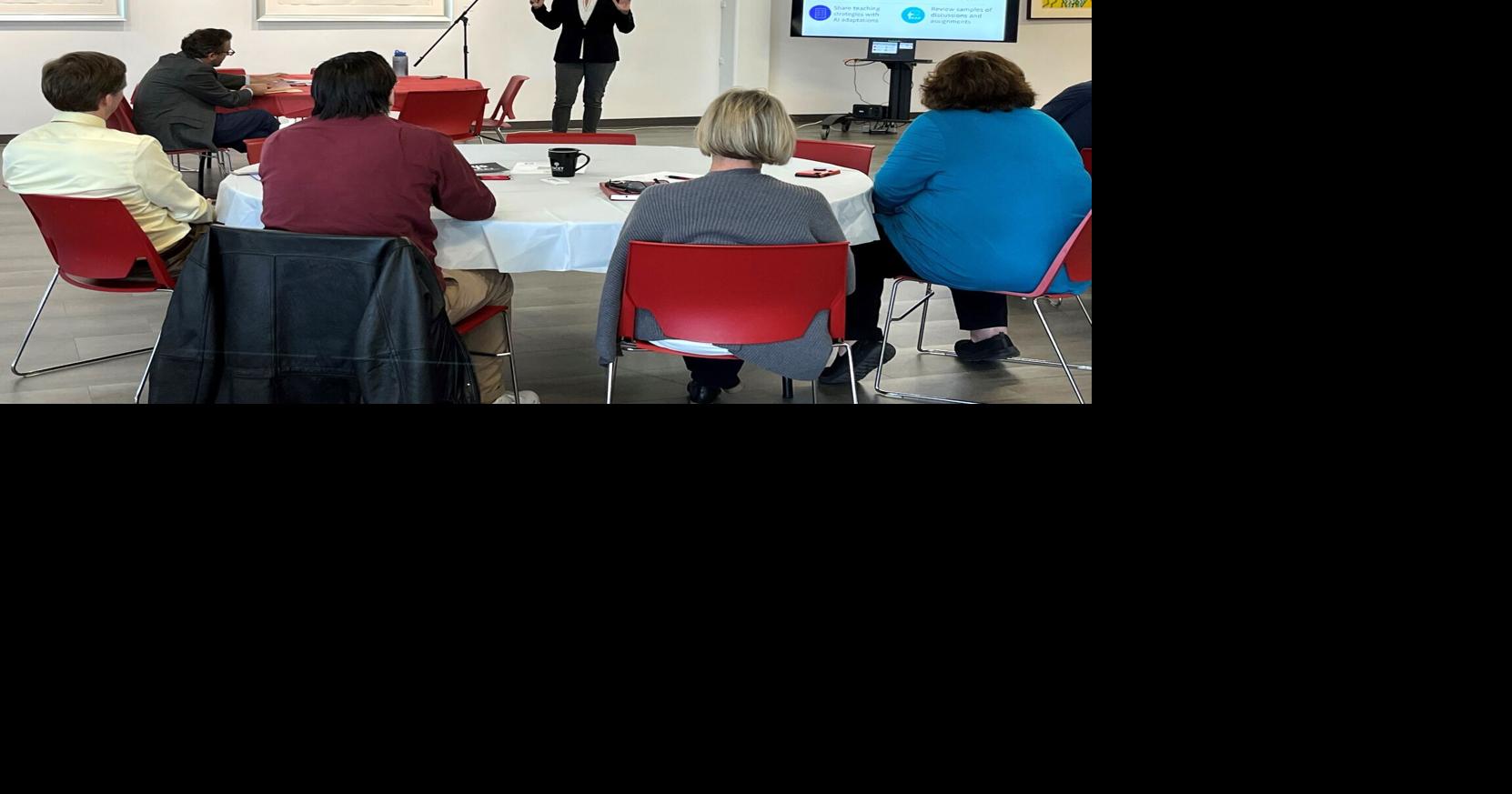 IUN professors shown how to embrace AI in the classroom