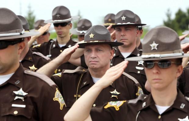 Porter County Sheriff Inspection and Memorial service