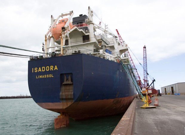 Port of Indiana welcomes first international ship of season