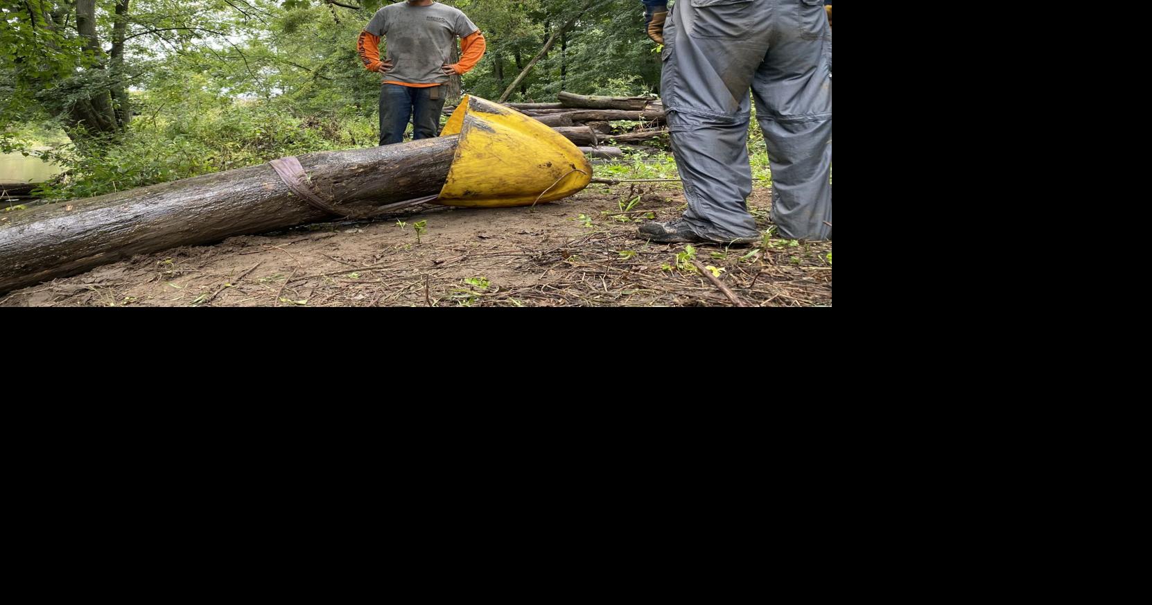 PHOTOS: Logjam removal along the East Branch of the Little Calumet River
