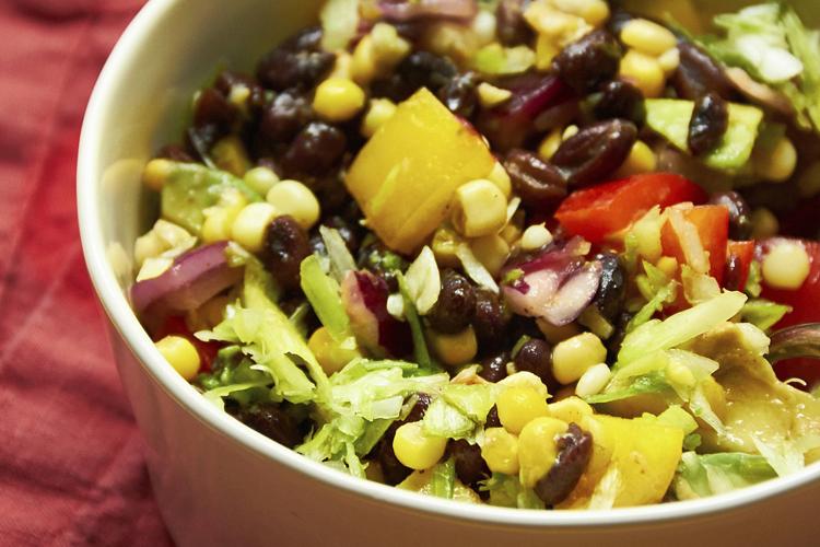Healthful eating: Southwestern Black Bean and Corn Salad