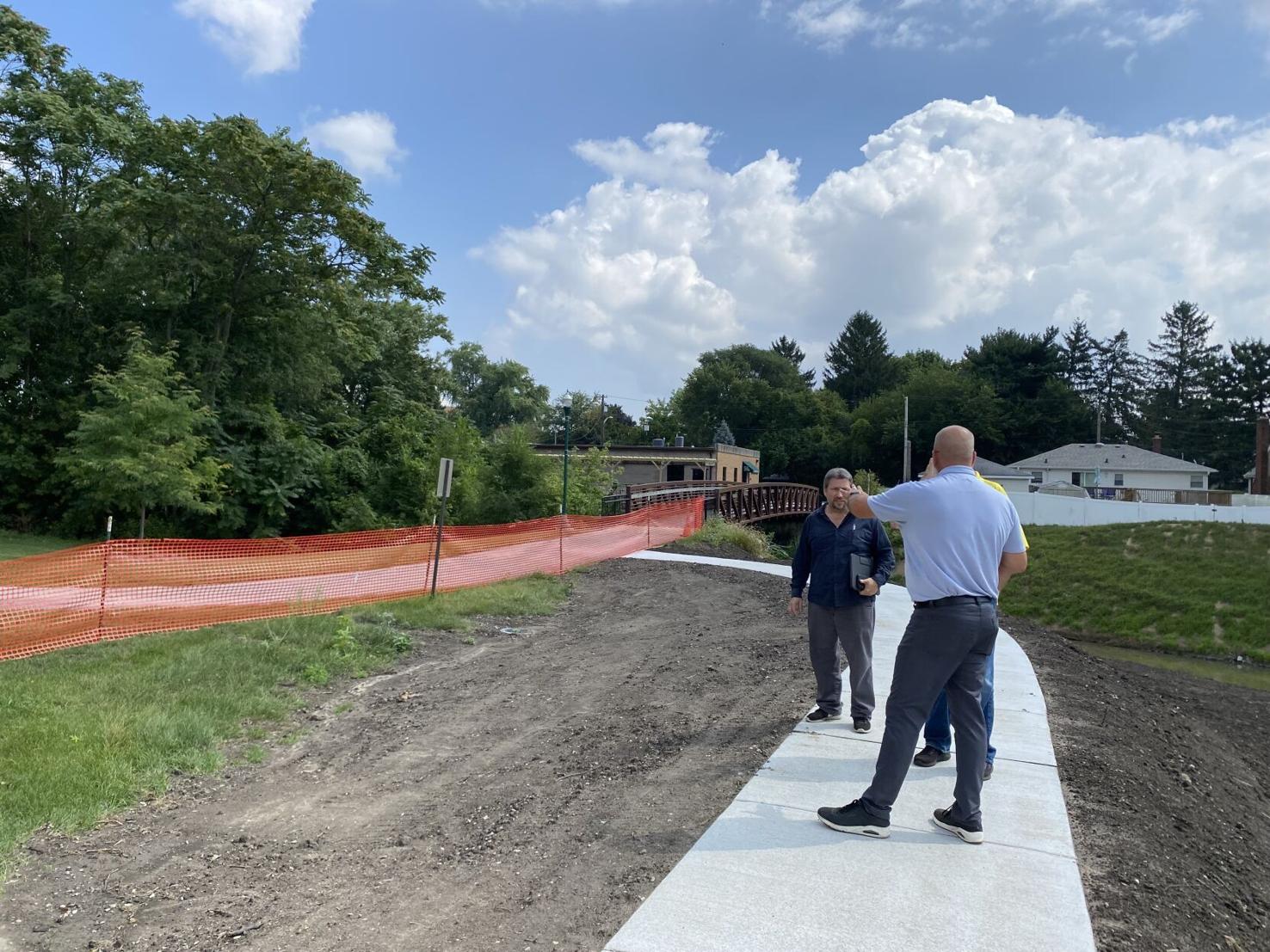 Dyer almost done with two-stage ditch stormwater project