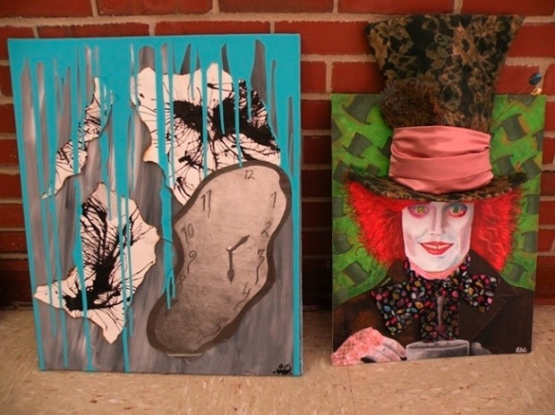 Marian students' art work on display at SSC