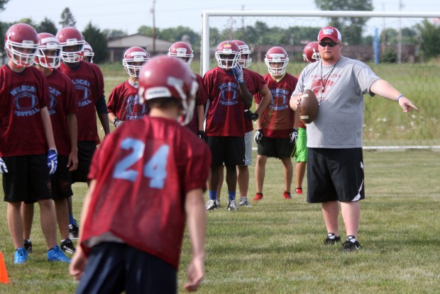 Hanover Central has first football practice in 42 years
