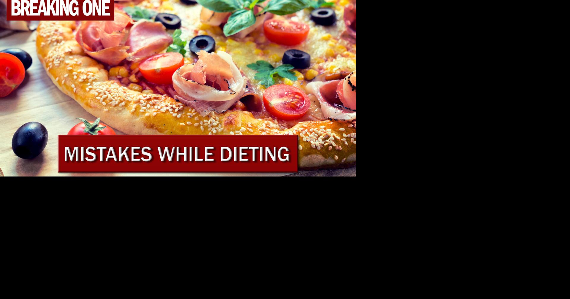 The most common mistakes made when dieting