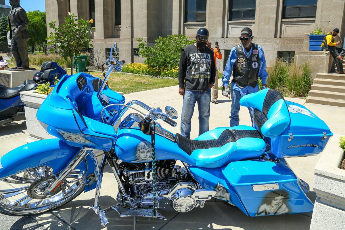 WATCH NOW: Buffalo Soldiers bikers line Broadway for unity, justice ...