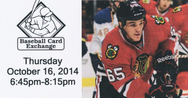 Blackhawks' Andrew Shaw to sign autographs Oct. 16