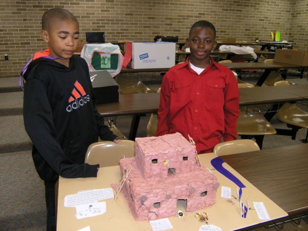 MIS students turn in Native American village projects