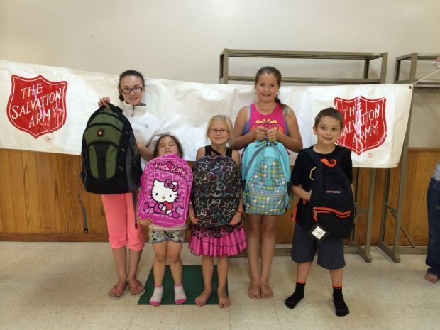 The Salvation Army provides backpacks at annual carnival