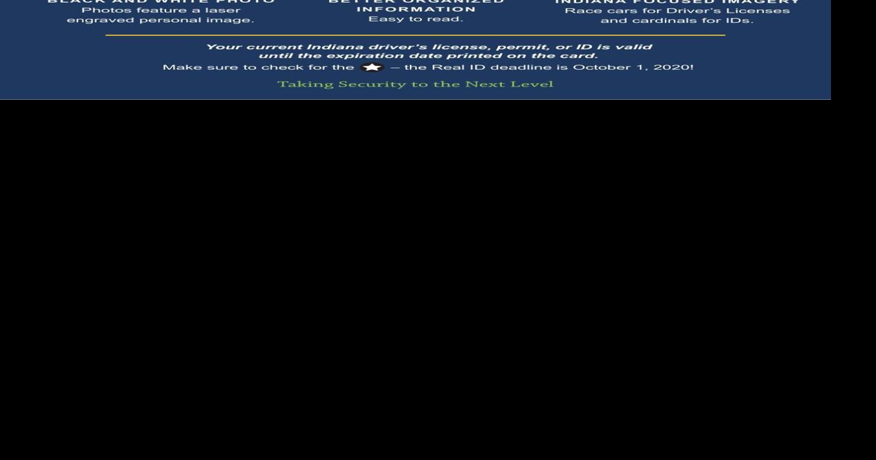 Highlights of new Indiana driver's license and state ID cards