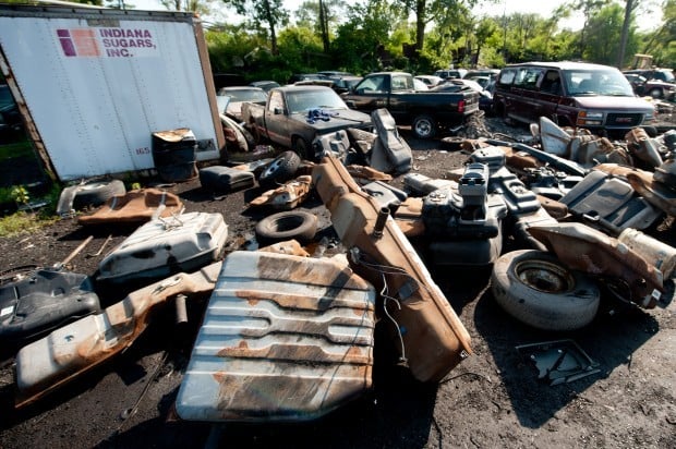 Stolen vehicle list piles up at scrap yard