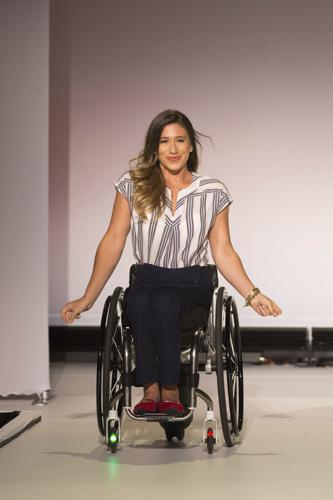 Clothes for people with disabilities highlighted on catwalk