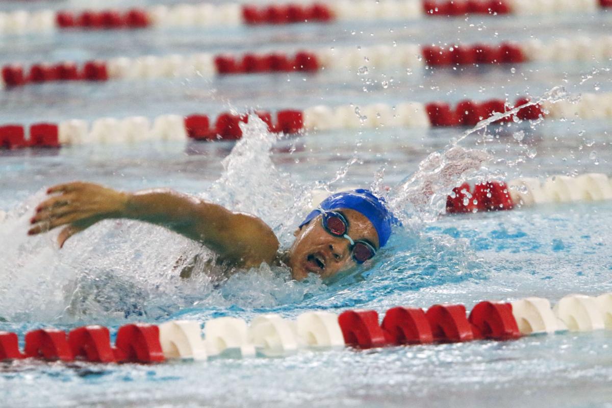 GIRLS SWIMMING: Mya Bailey makes an impression