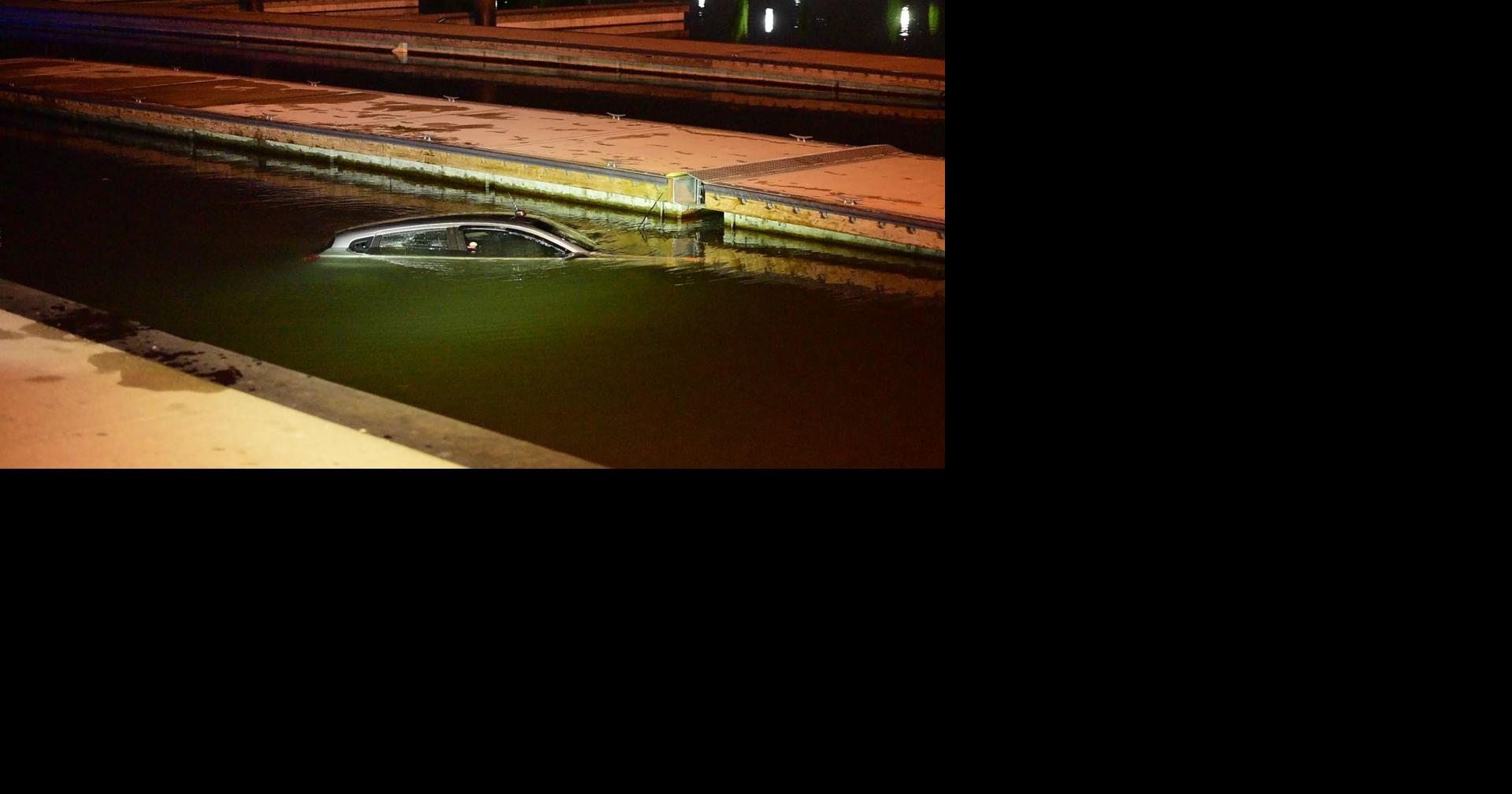 Whiting police investigating how car ended up in water